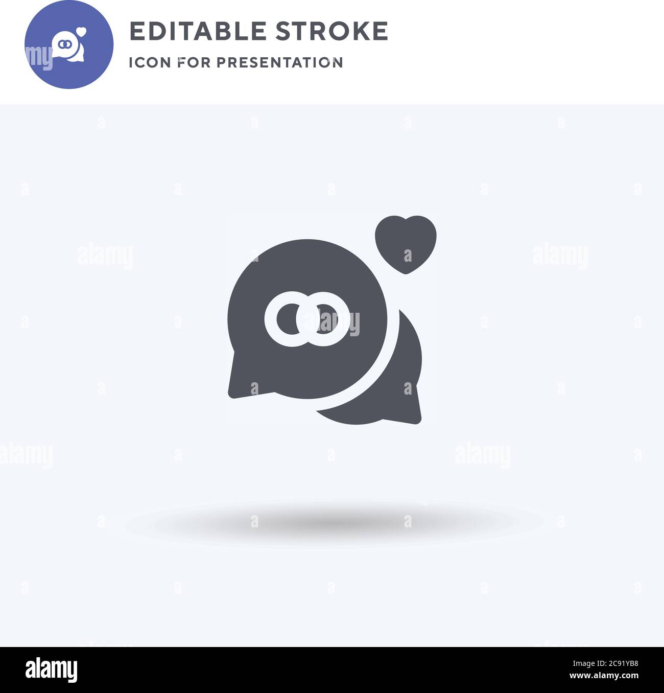 Proposal icon vector, filled flat sign, solid pictogram isolated on ...