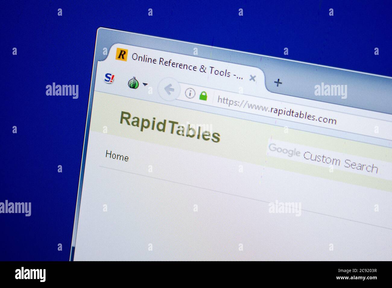 Rapidtables hi-res stock photography and images - Alamy