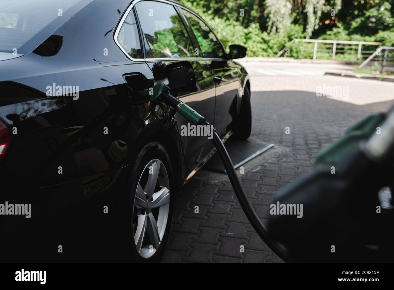 Open gas tank on car hi-res stock photography and images - Alamy