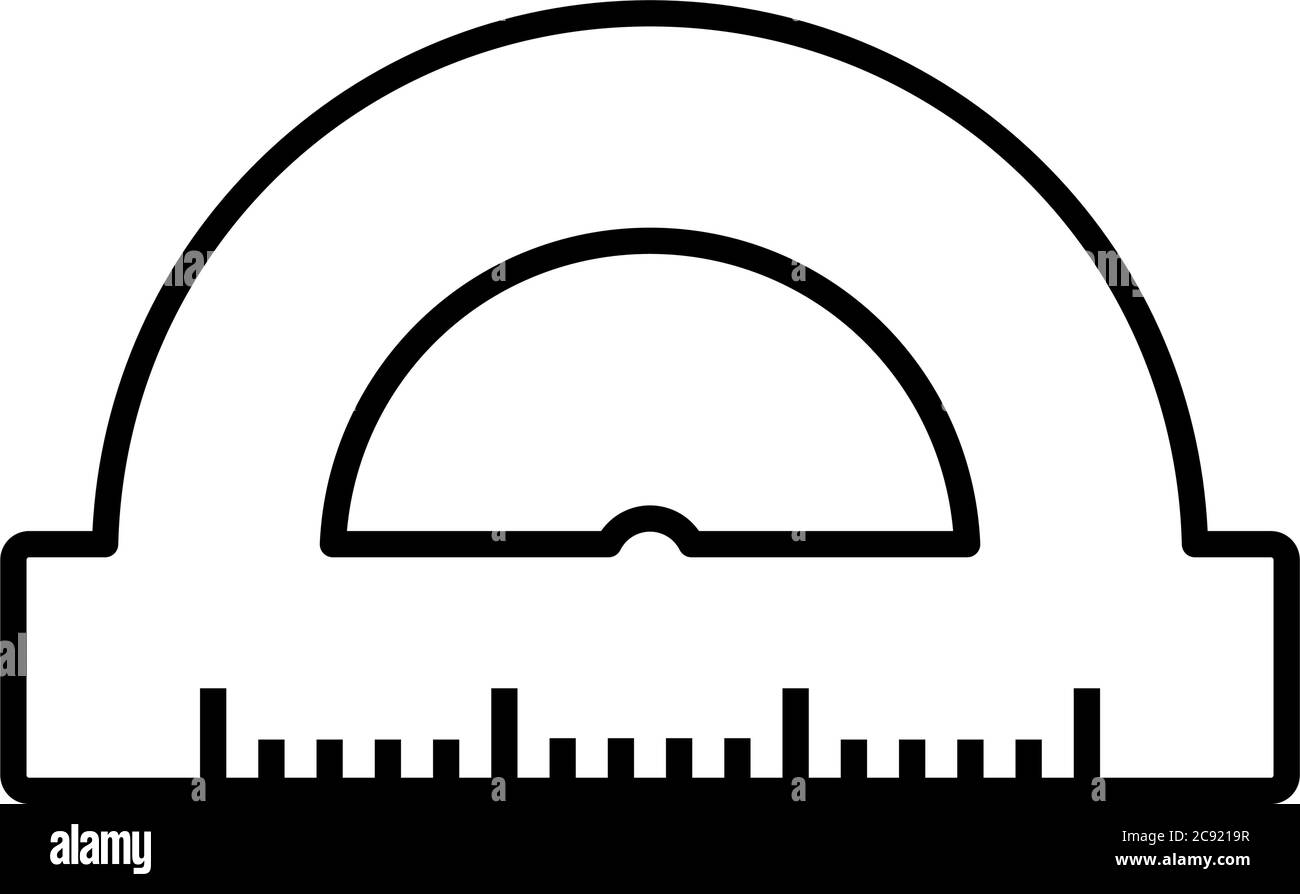 Ruler line style icon design, Instrument tool work measurement lenght ...