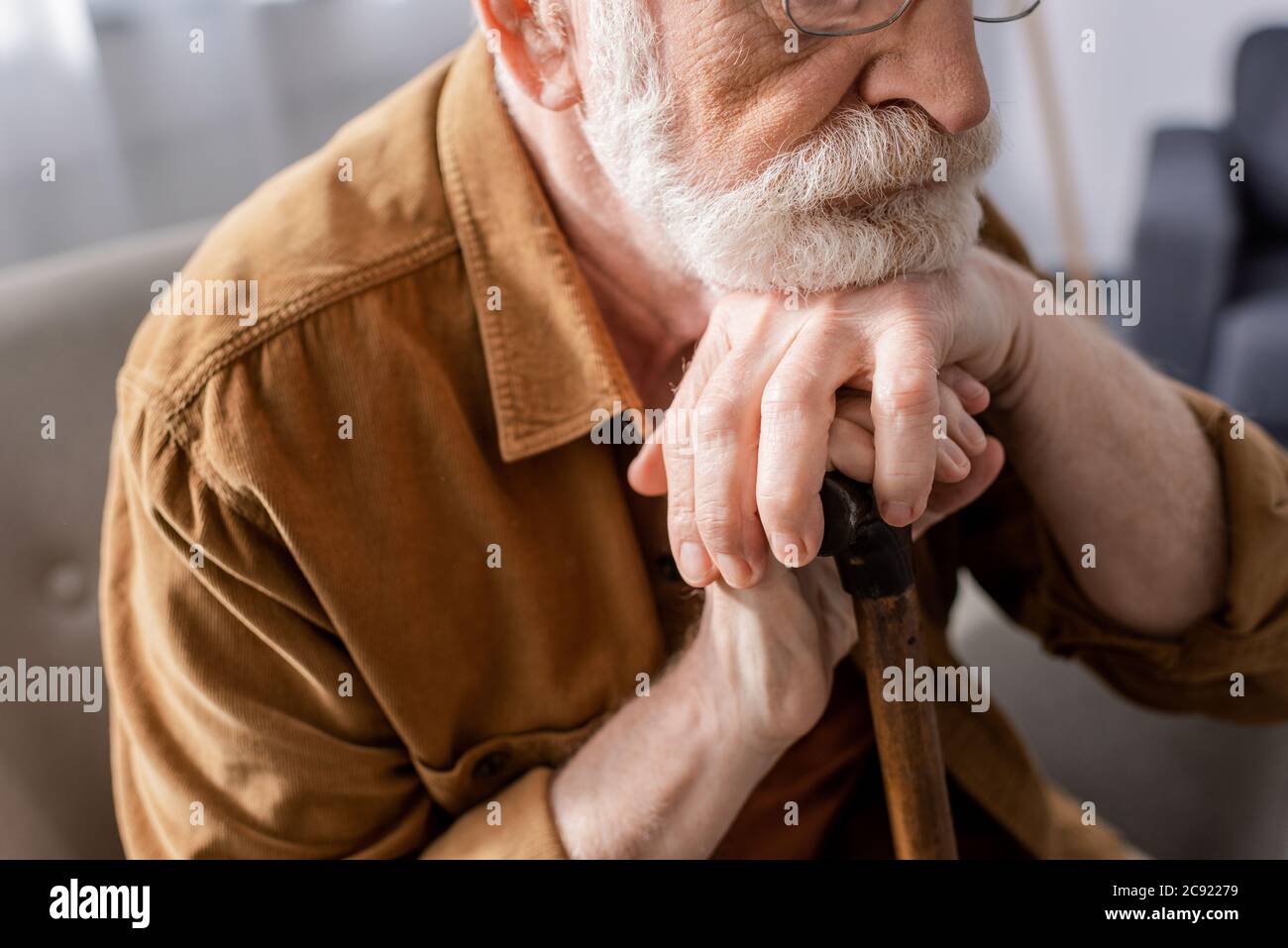 Man With Walking Stick High Resolution Stock Photography and Images - Alamy