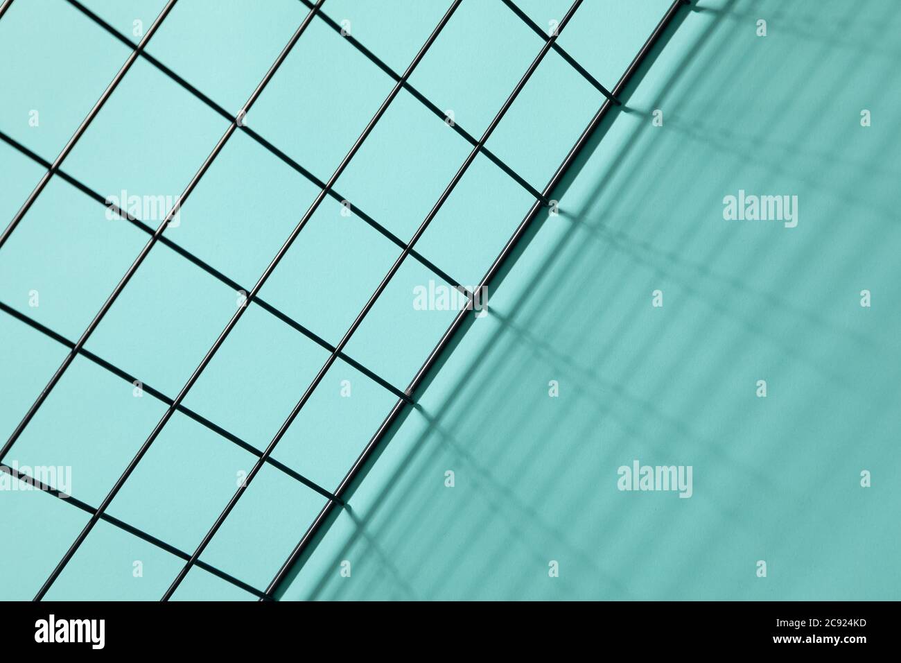 Metal grid casting shadows hi-res stock photography and images - Alamy