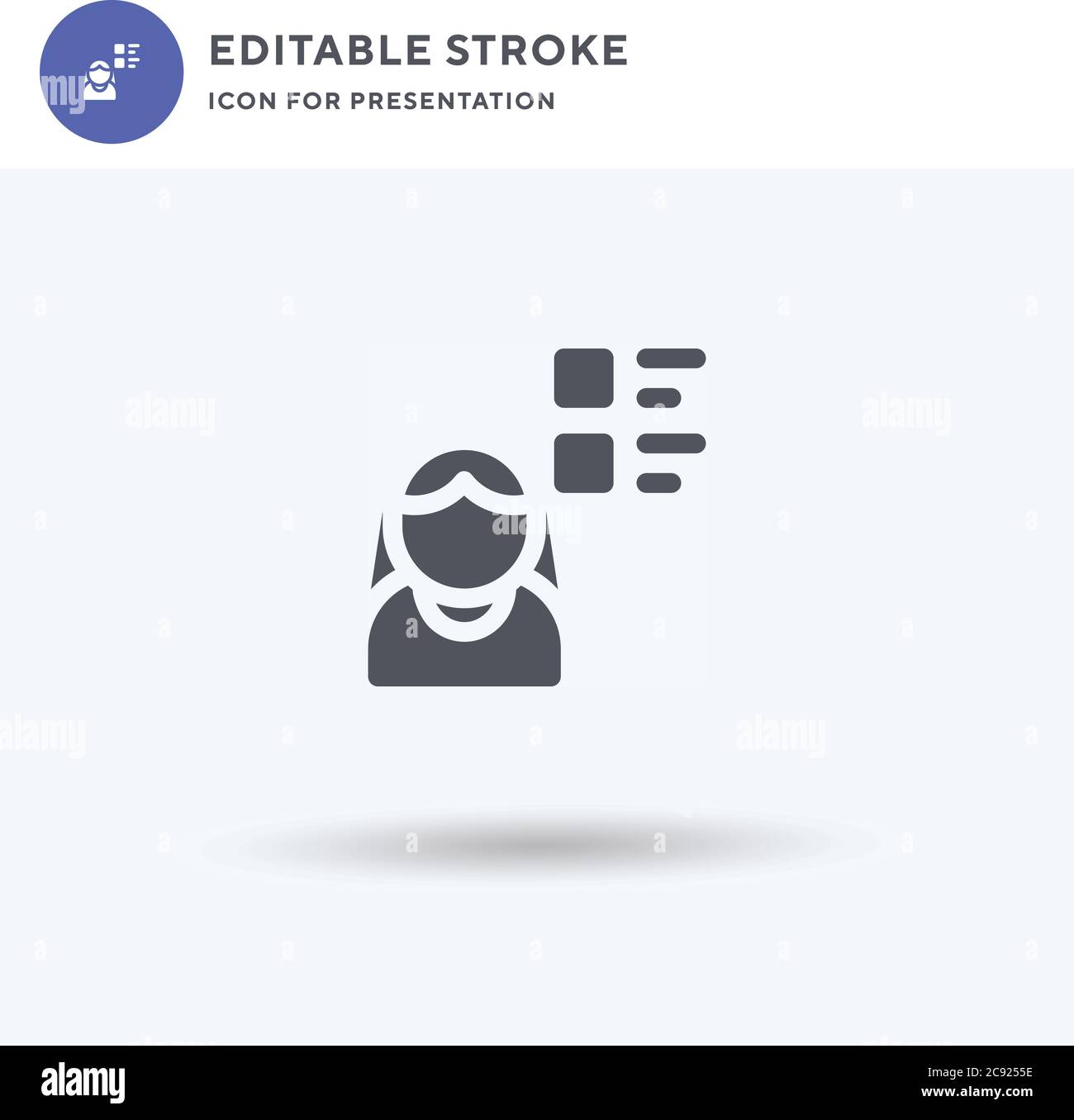 Survey icon vector, filled flat sign, solid pictogram isolated on white ...