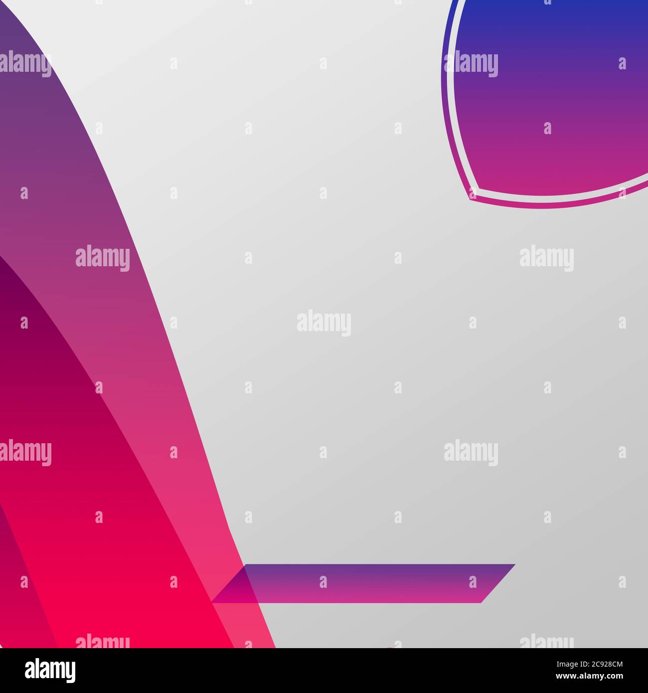 Modern Shapes Design On White Background Template-For Banner, Poster ...