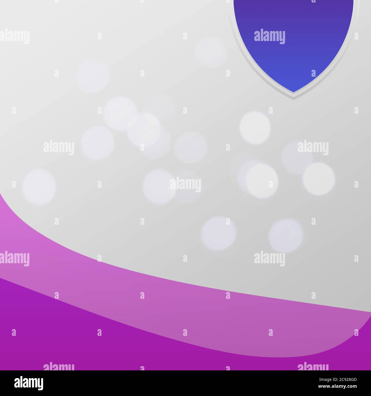 Modern Empty Shapes Design On White Bokeh Background Template-For ...