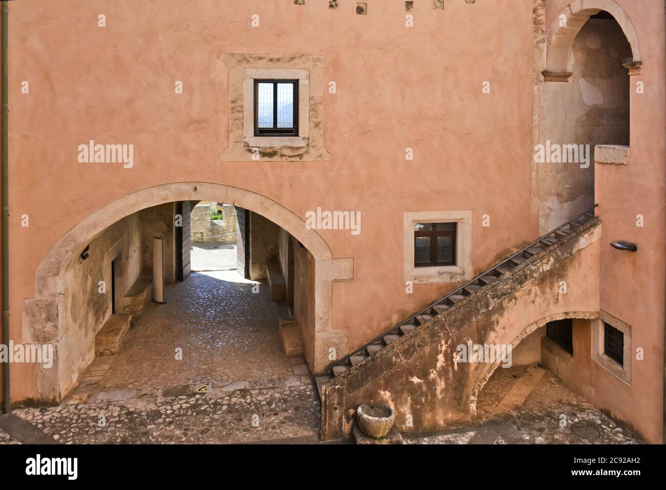 The castle of Venafro, in the Molise region Stock Photo - Alamy