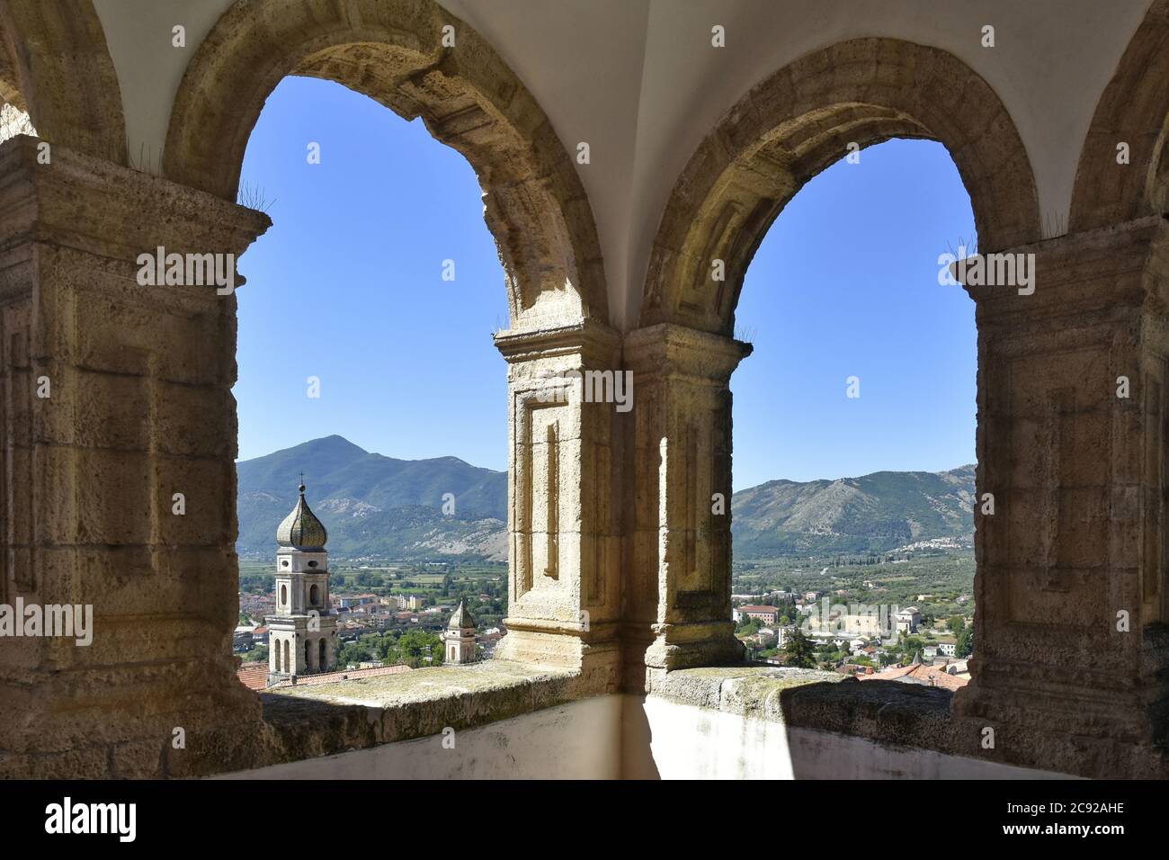 The castle of Venafro, in the Molise region Stock Photo - Alamy