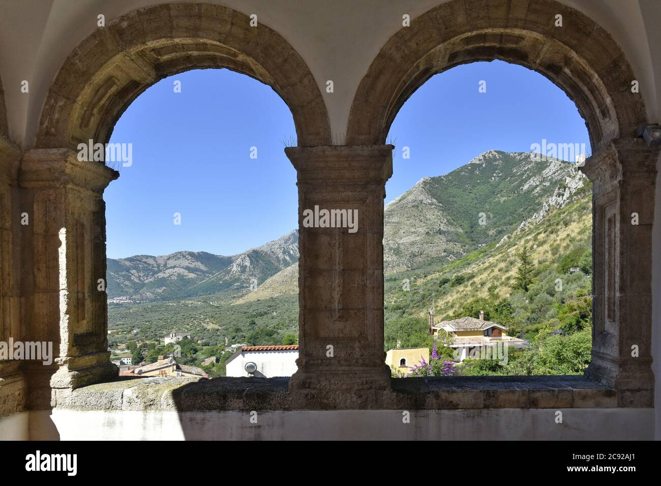 The castle of Venafro, in the Molise region Stock Photo - Alamy