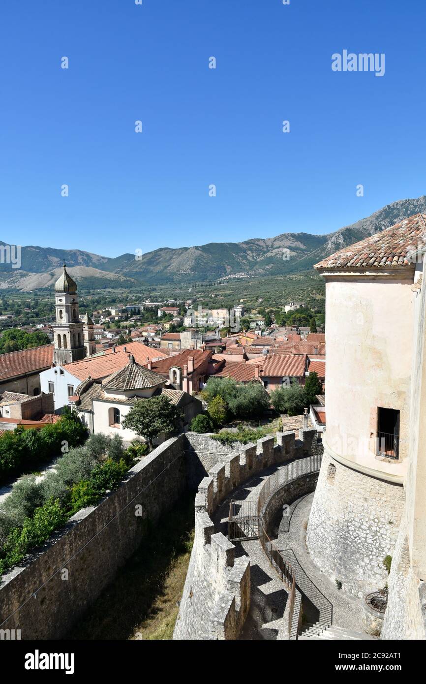 The castle of Venafro, in the Molise region Stock Photo - Alamy