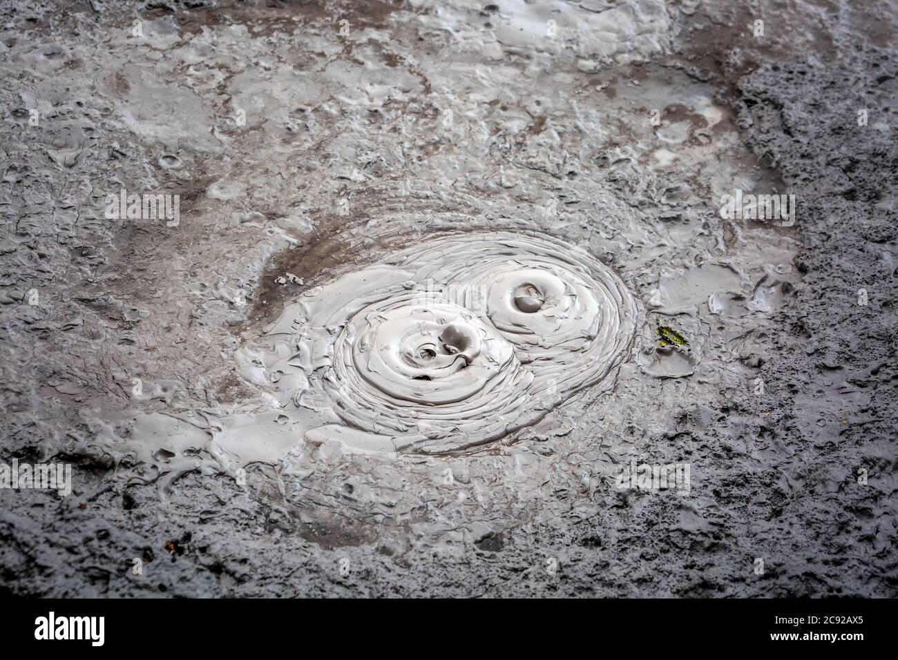 Unique thermal landscape boiling mud hi-res stock photography and ...