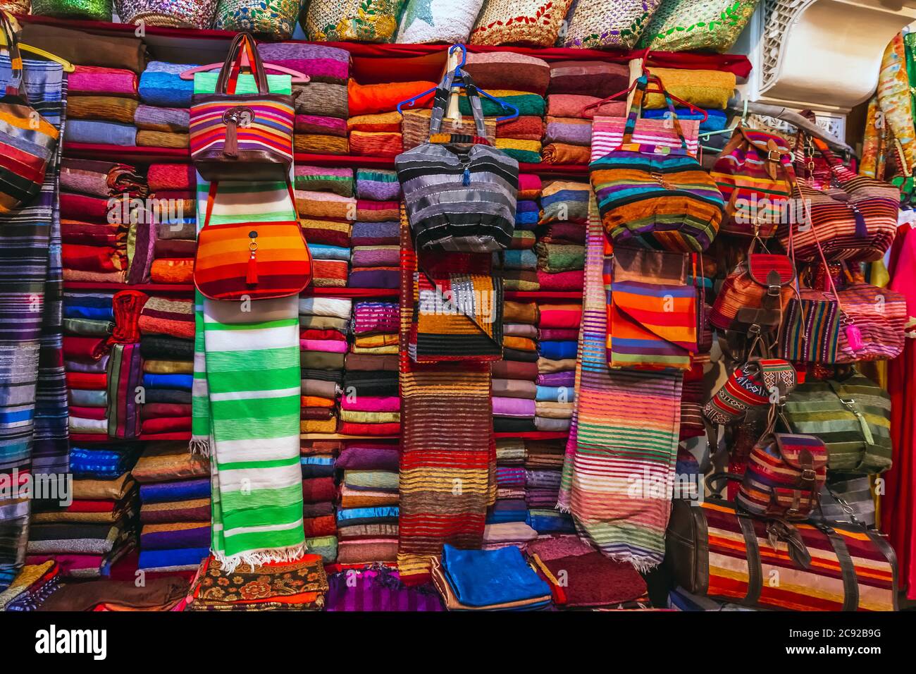 Moroccan textile factory hi-res stock photography and images - Alamy
