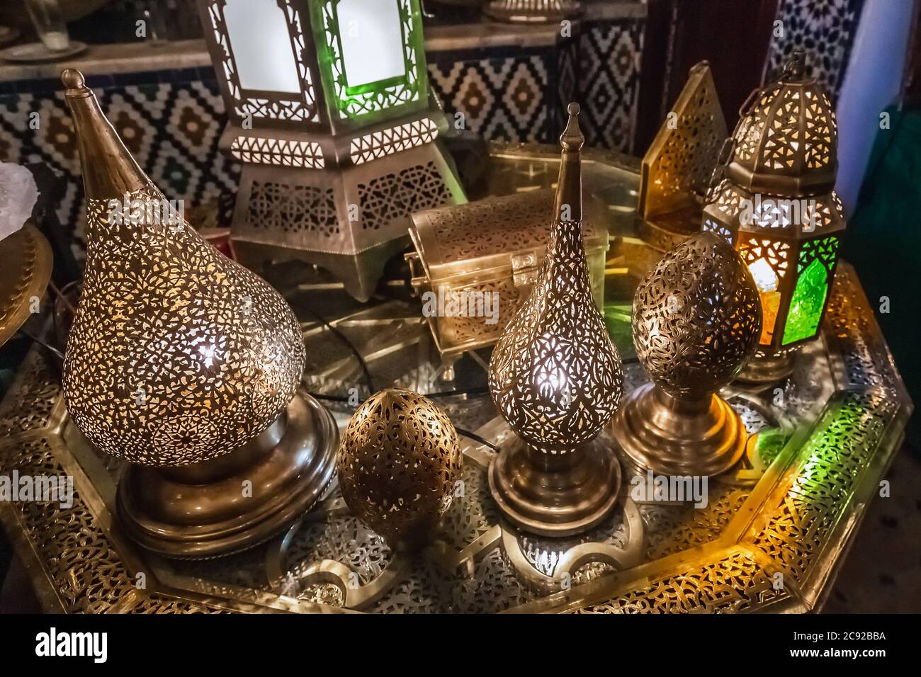 Souk metal work medina hi-res stock photography and images - Alamy