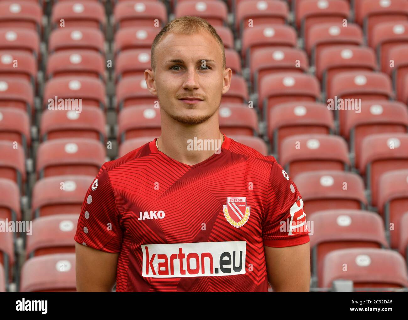 Cottbus, Germany. 28th July, 2020. Photo session for the official team ...