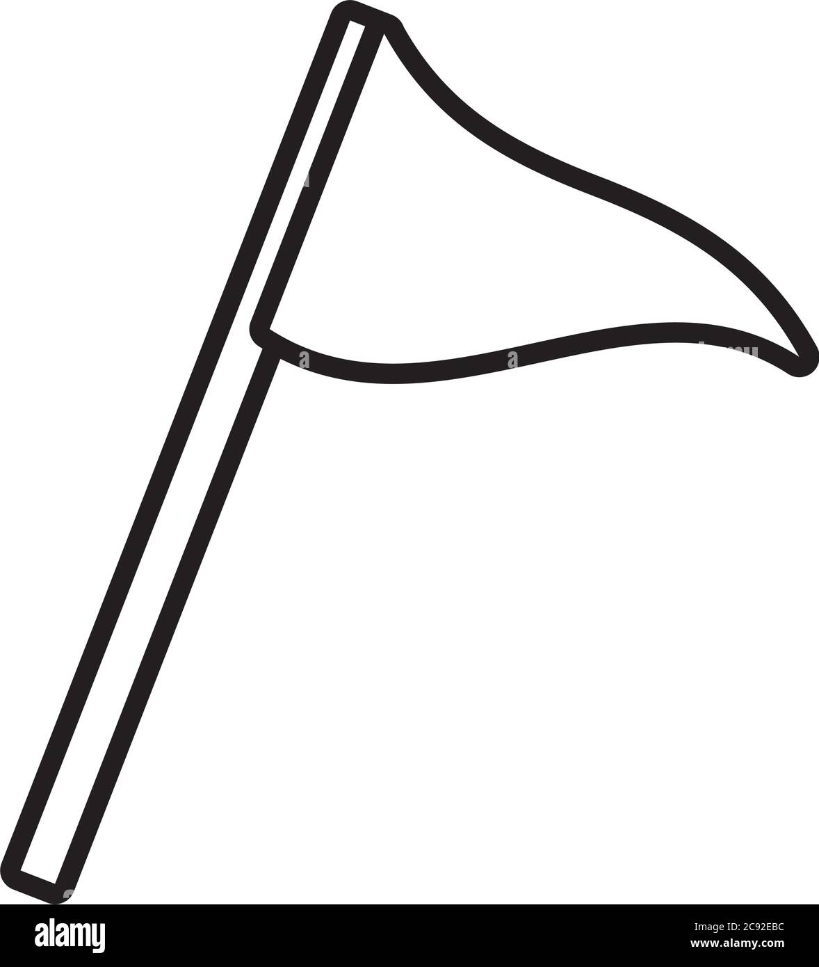 Racing flag line style icon design, Speed race competition sport fast ...