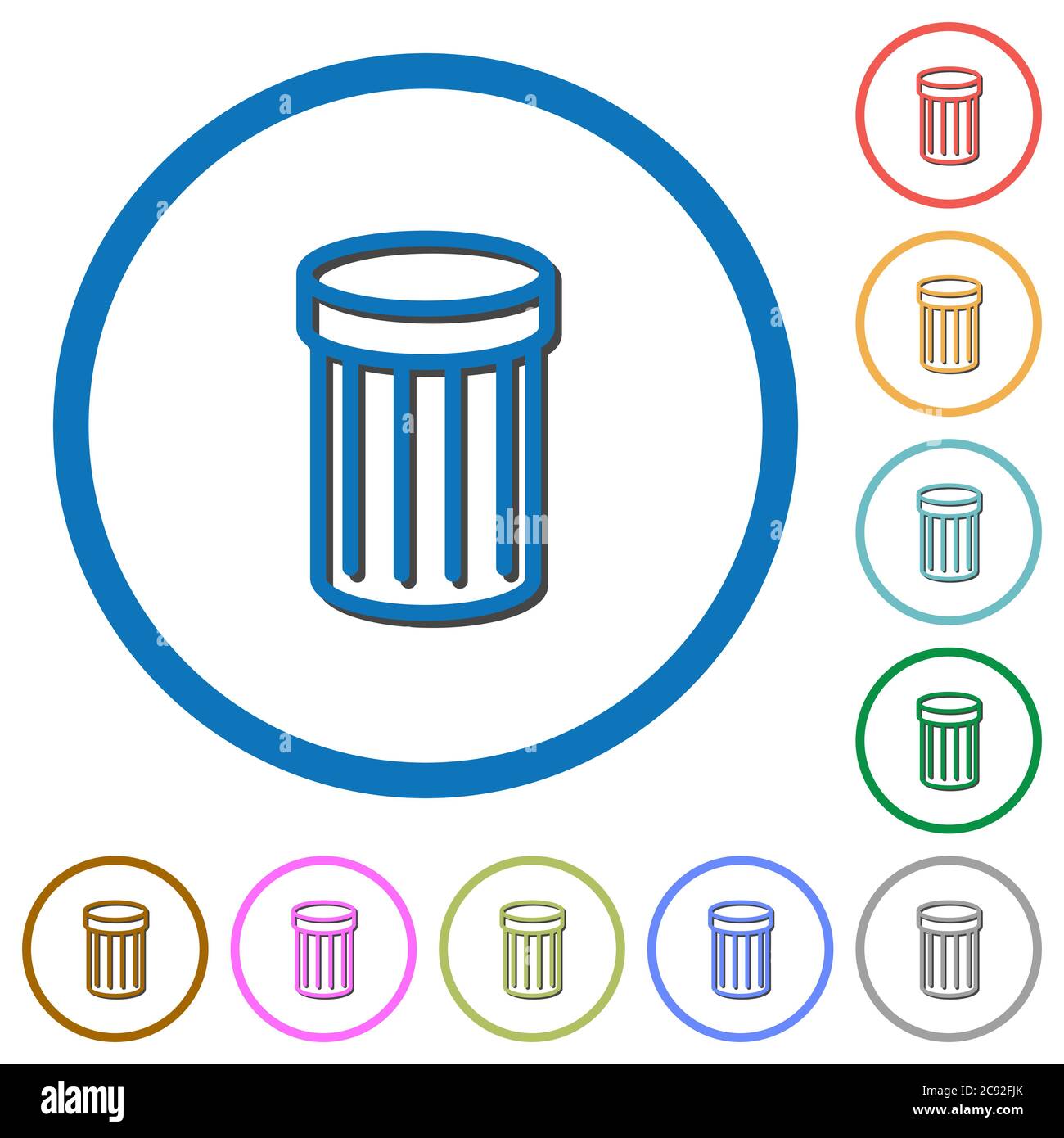 Left over trash Stock Vector Images - Alamy