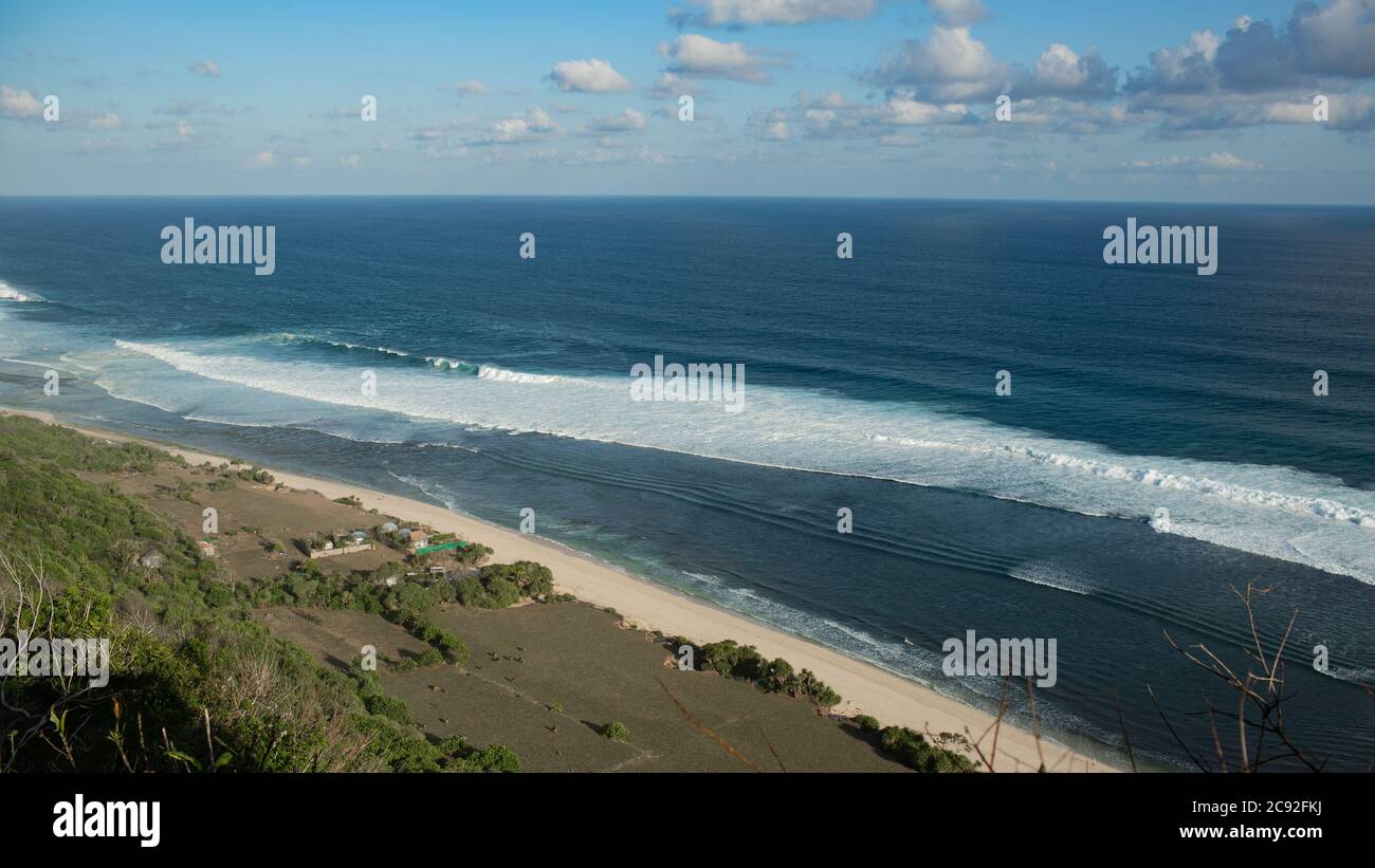amazing scenery. Ocean view from the cliff. Bali. Indonesia Stock Photo ...