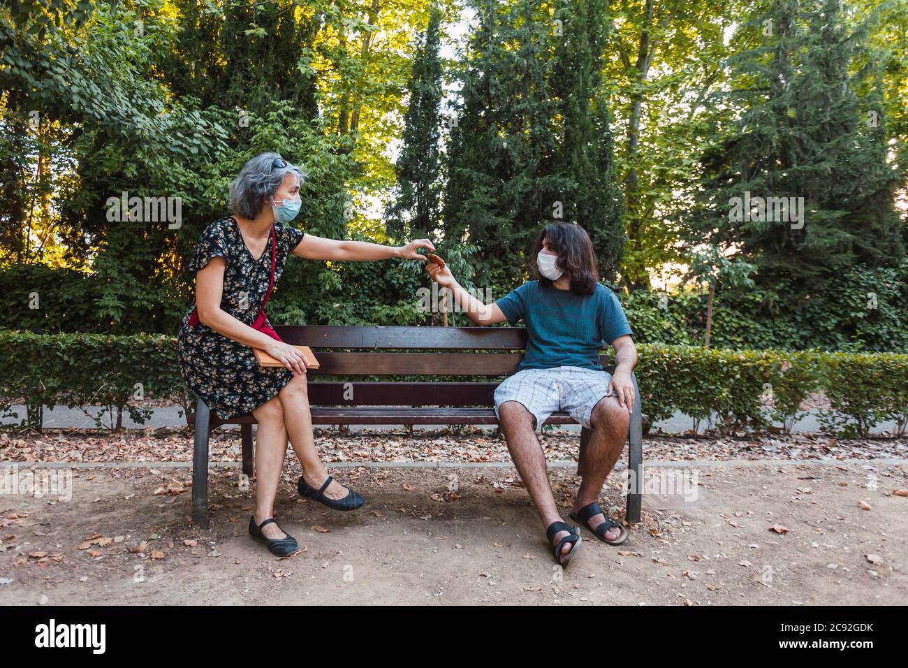 Keeping social distance Stock Photo - Alamy