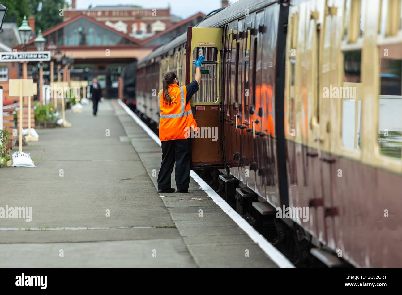 The Severn Valley Railway at Kidderminster station, UK Stock Photo - Alamy