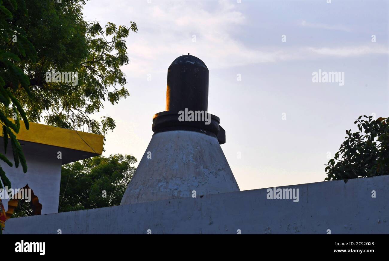 Beawar, Rajasthan, India, July 27, 2020: View of Lord Shiva Lingam at ...