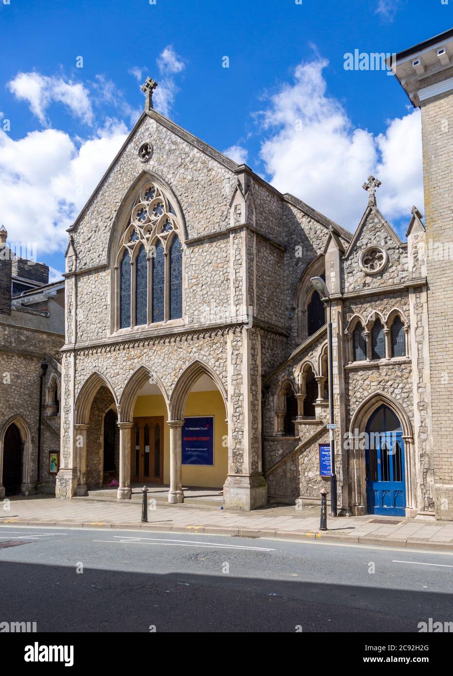 Methodist church building, Museum Street, Ipswich, Suffolk, England, UK ...