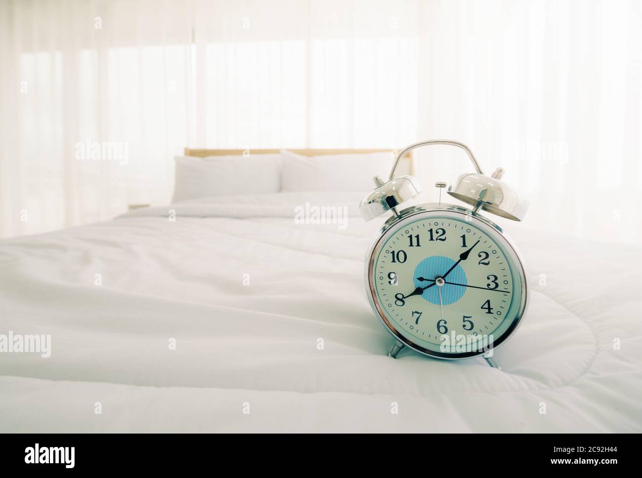 Warm bedroom in morning sunlight hi-res stock photography and images ...