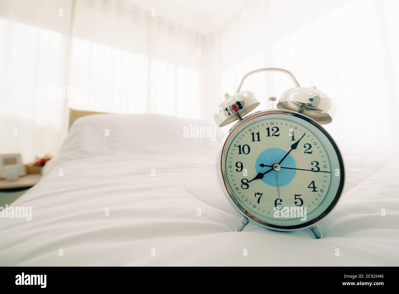 Warm bedroom in morning sunlight hi-res stock photography and images ...