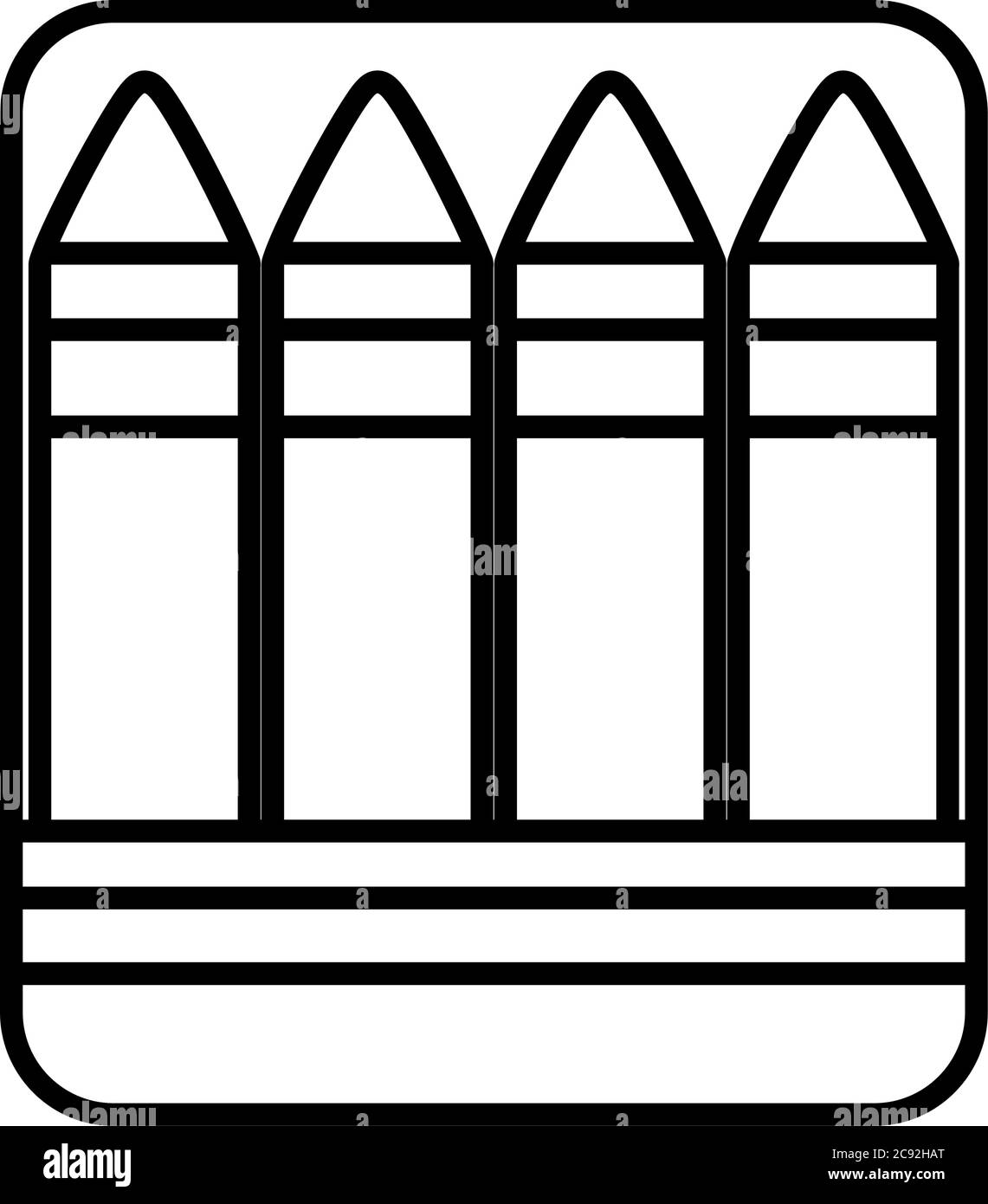 Crayons Draw Black and White Stock Photos & Images - Alamy