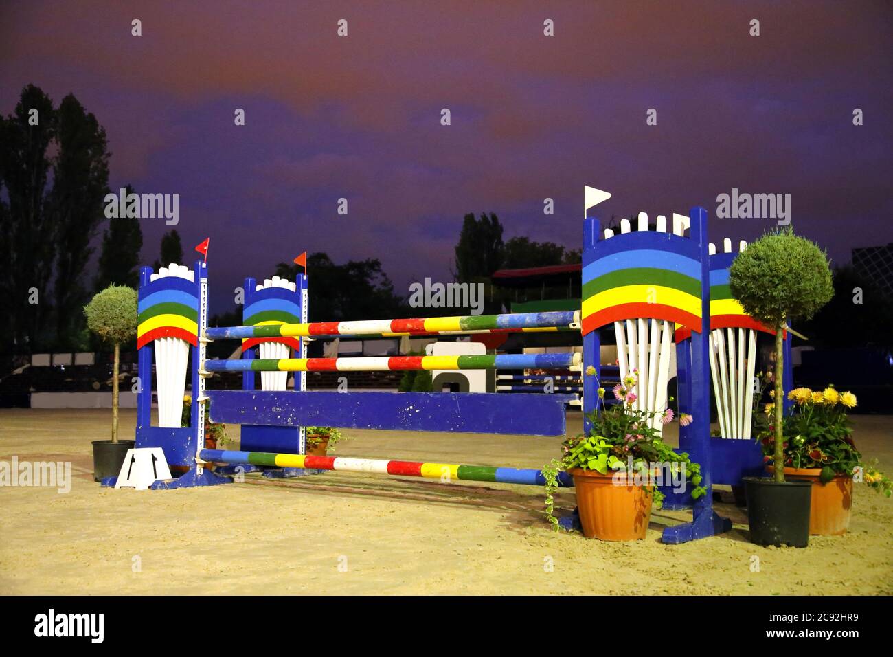 Showjumping Fence Poles High Resolution Stock Photography and Images ...