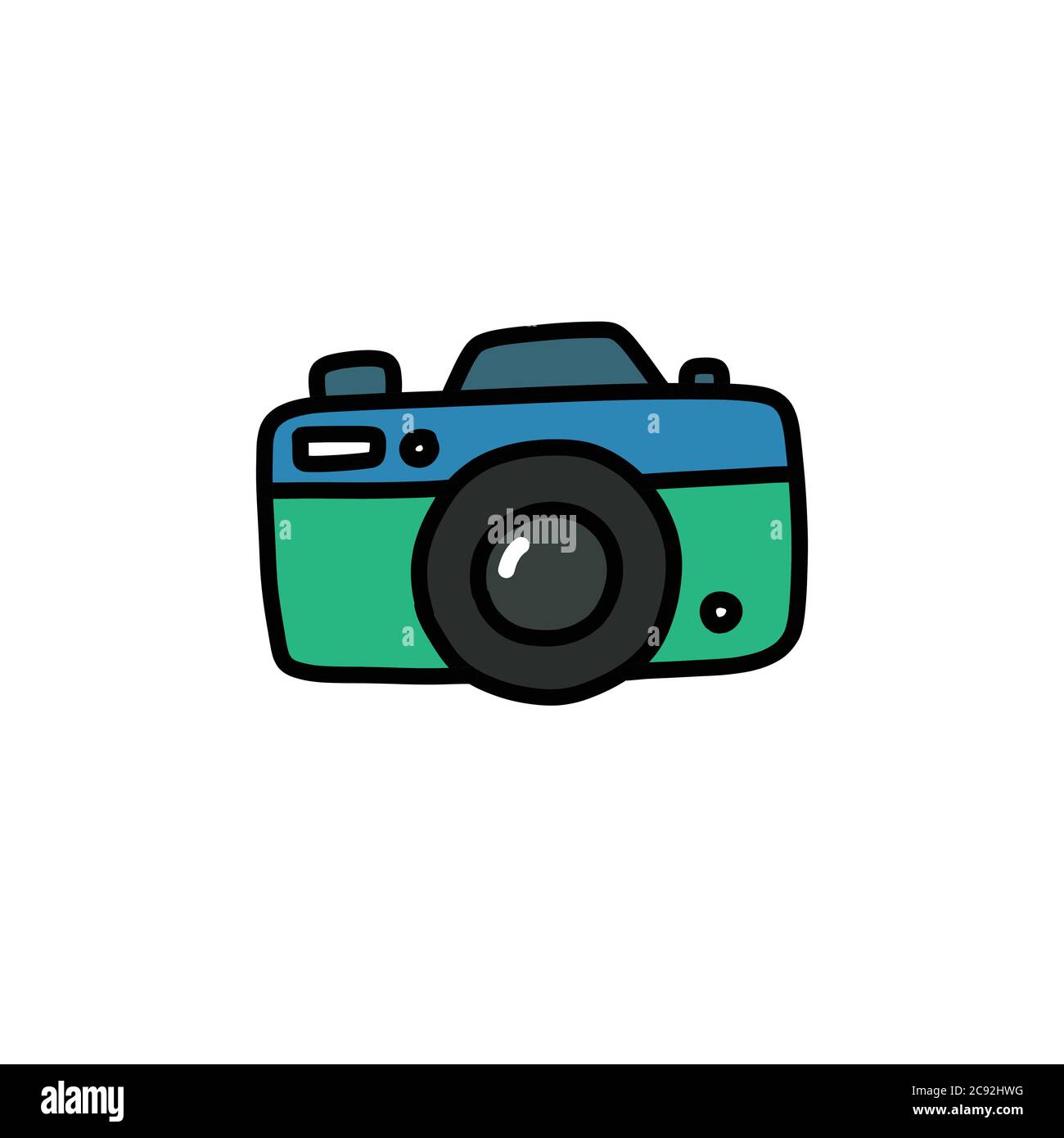 camera doodle icon, vector illustration Stock Vector Image & Art - Alamy
