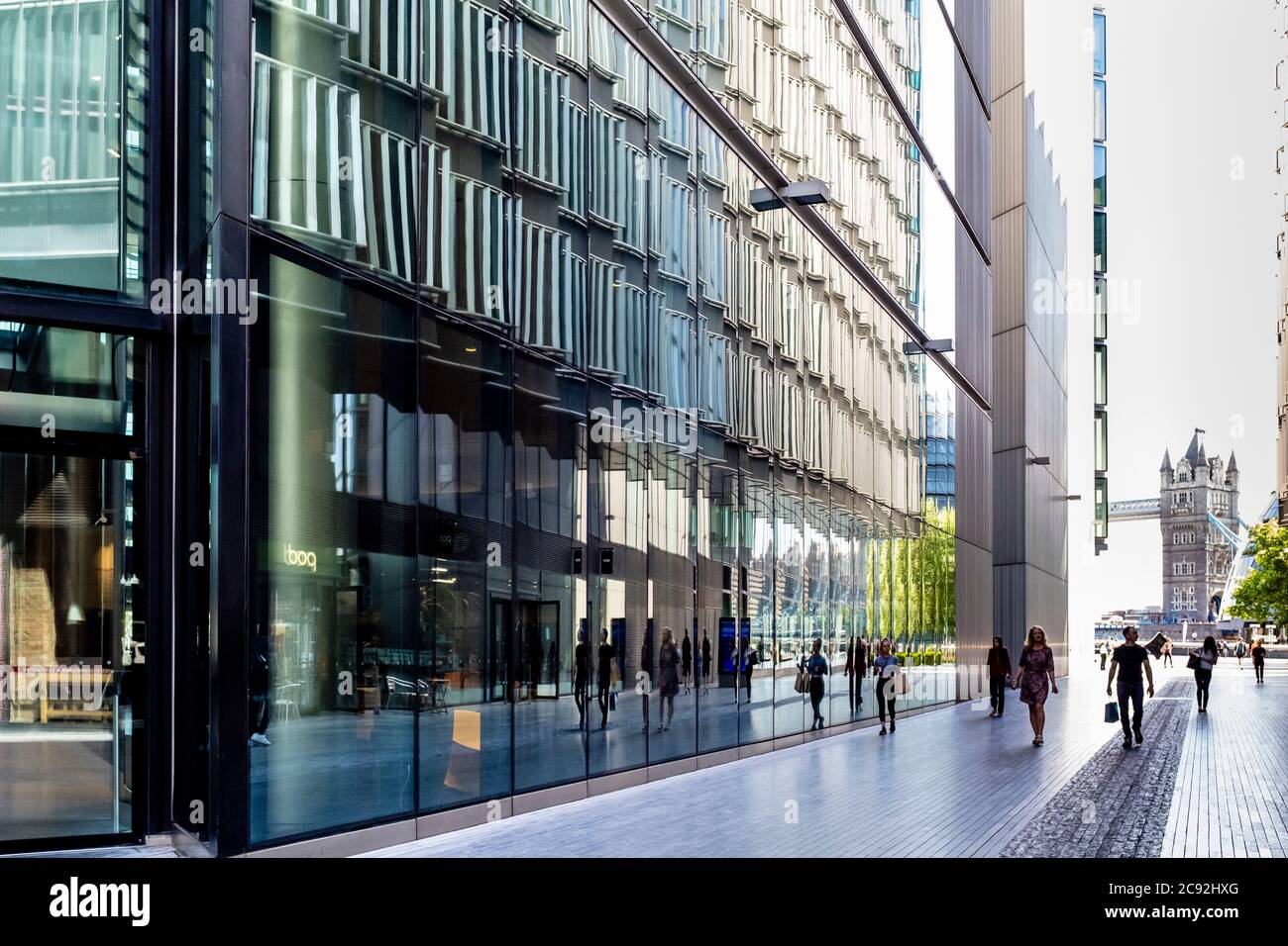 Tower Bridge Partially Viewed From More London Development, London ...