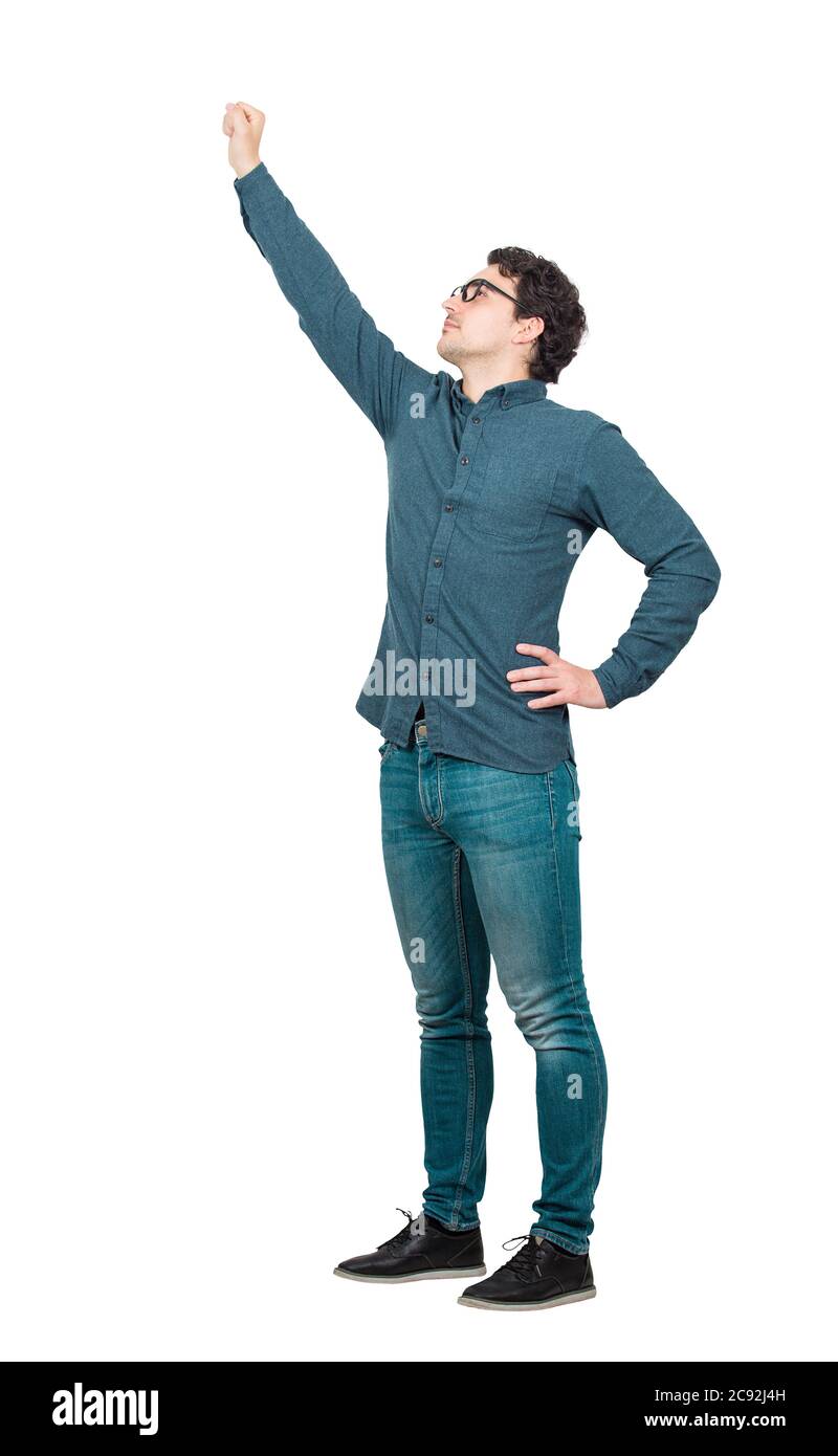 Guy winning Cut Out Stock Images & Pictures - Alamy