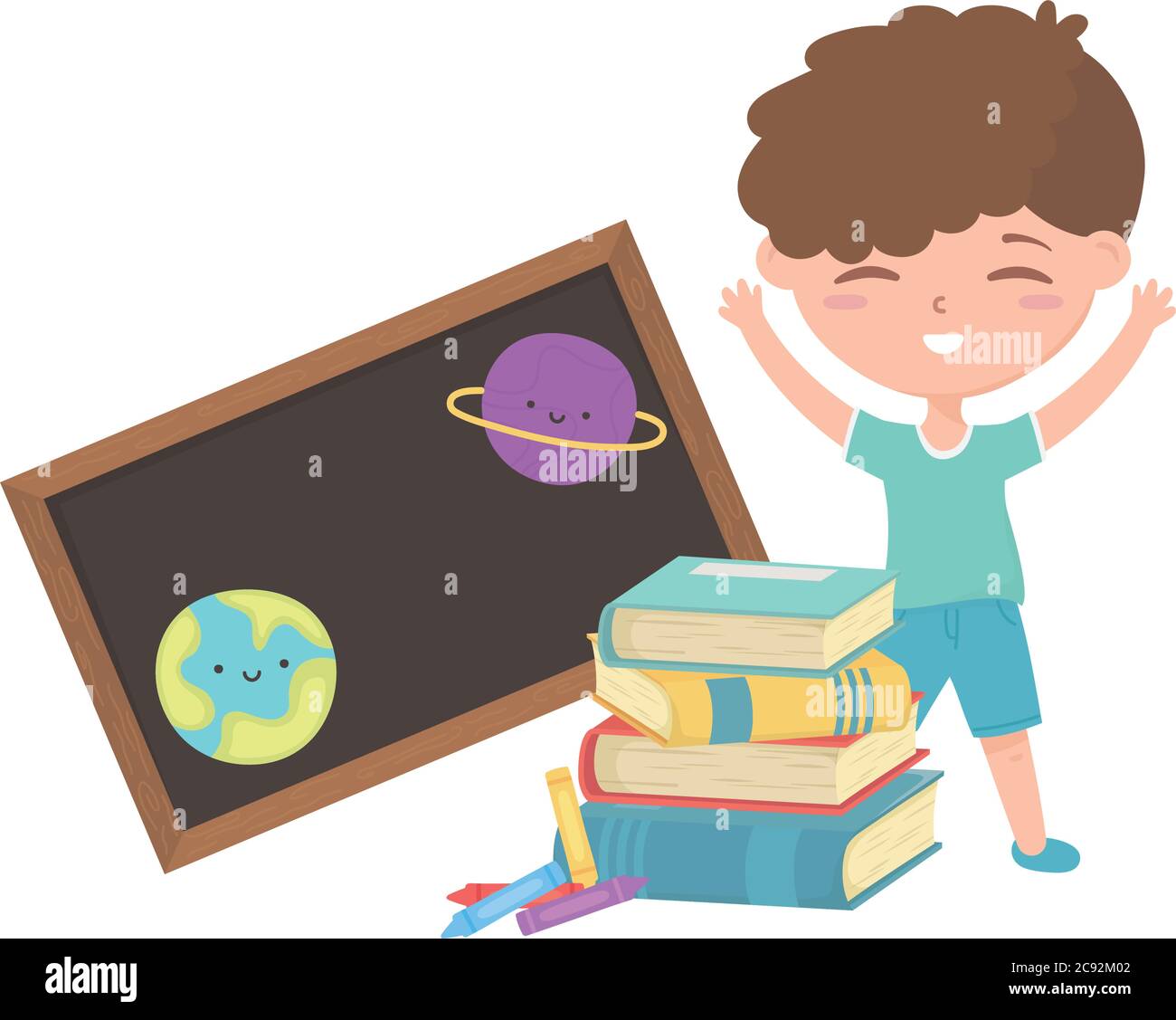 Confused Classroom Cartoon