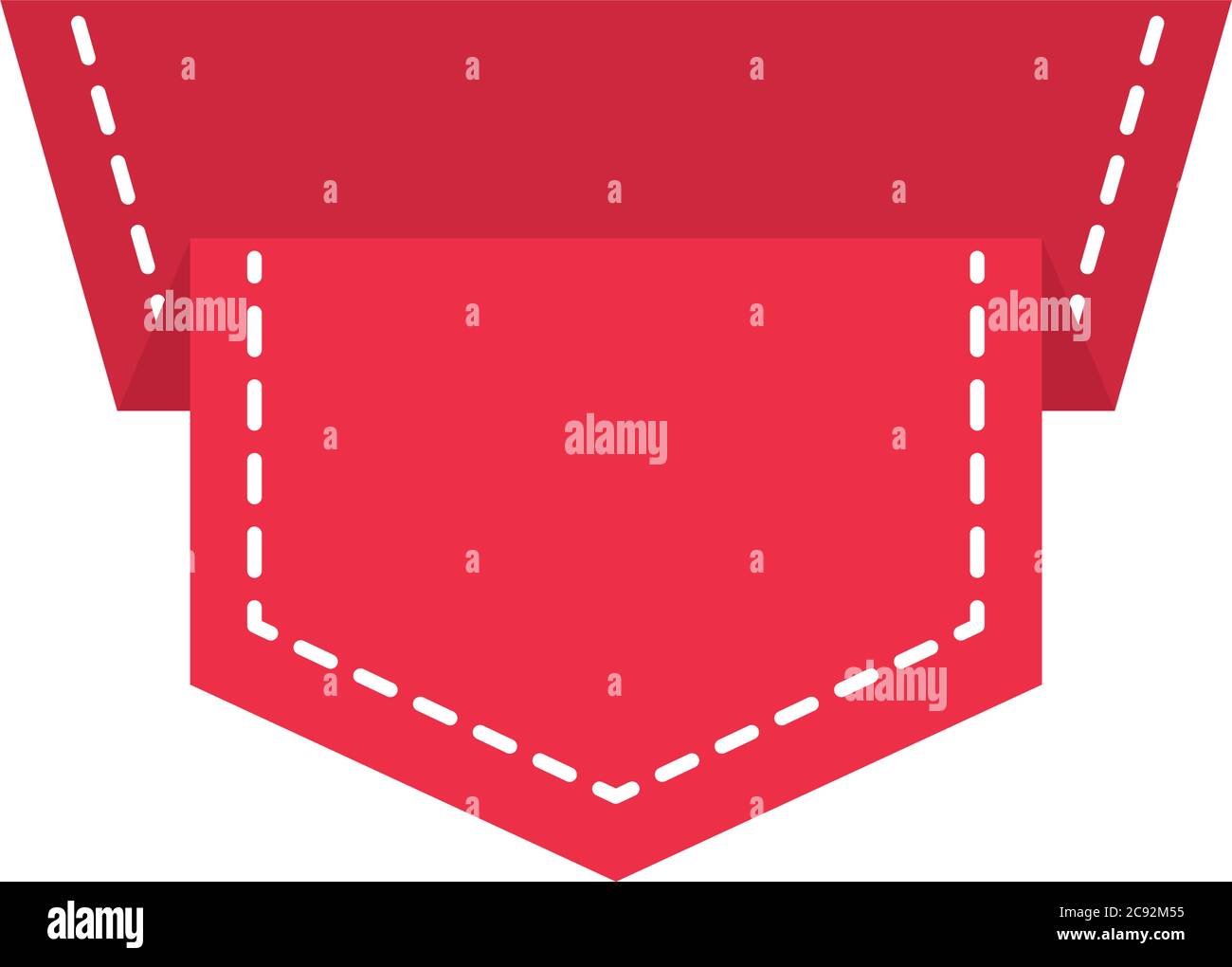 bookmark sticker icon over white background, flat style, vector ...