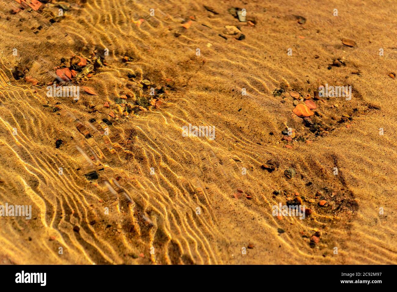 River bottom texture on a sunny July day. Neva River Stock Photo - Alamy