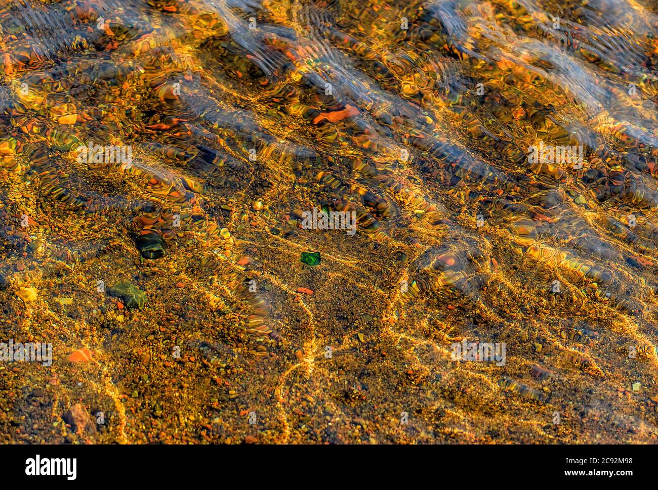 River bottom texture on a sunny July day. Neva River Stock Photo - Alamy