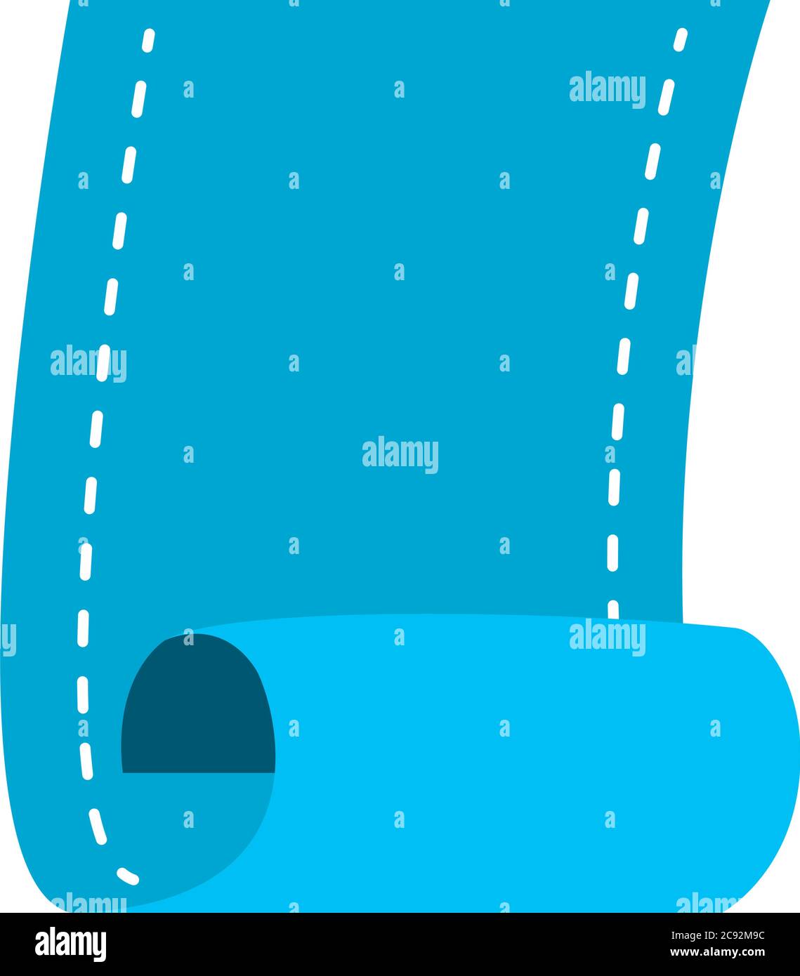 decorative bookmark icon over white background, flat style, vector ...