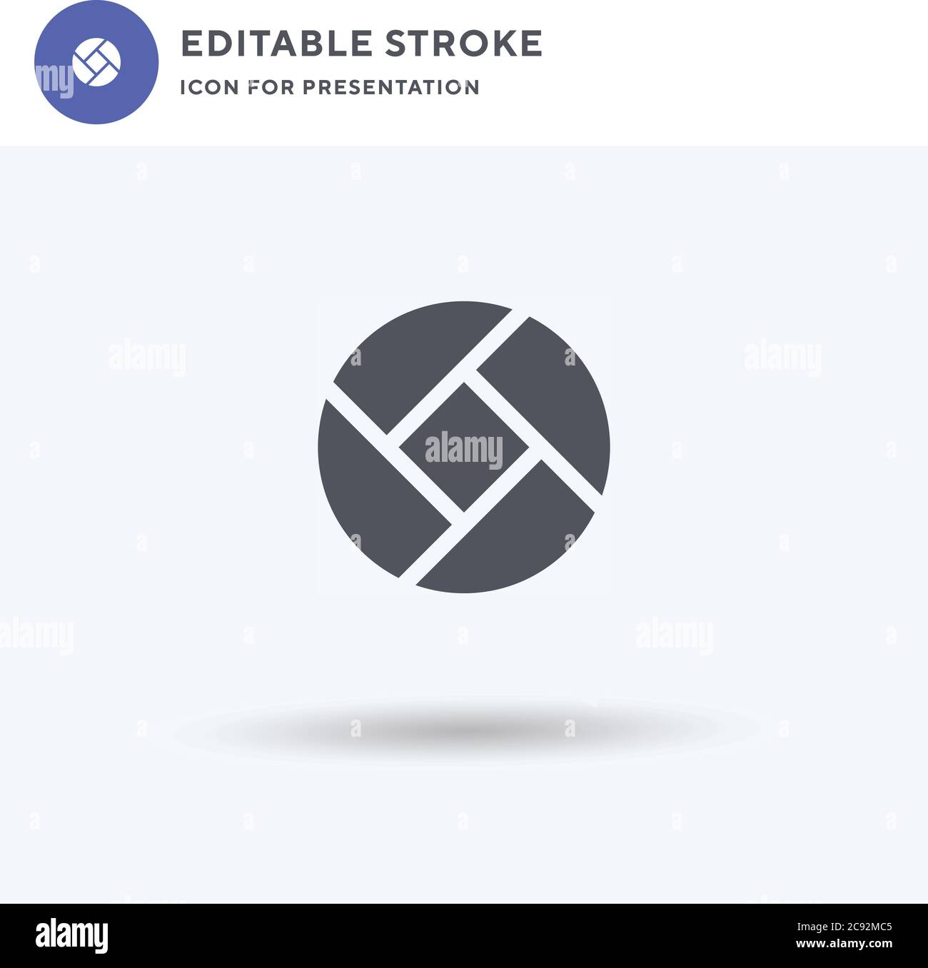 Shutter icon vector, filled flat sign, solid pictogram isolated on ...