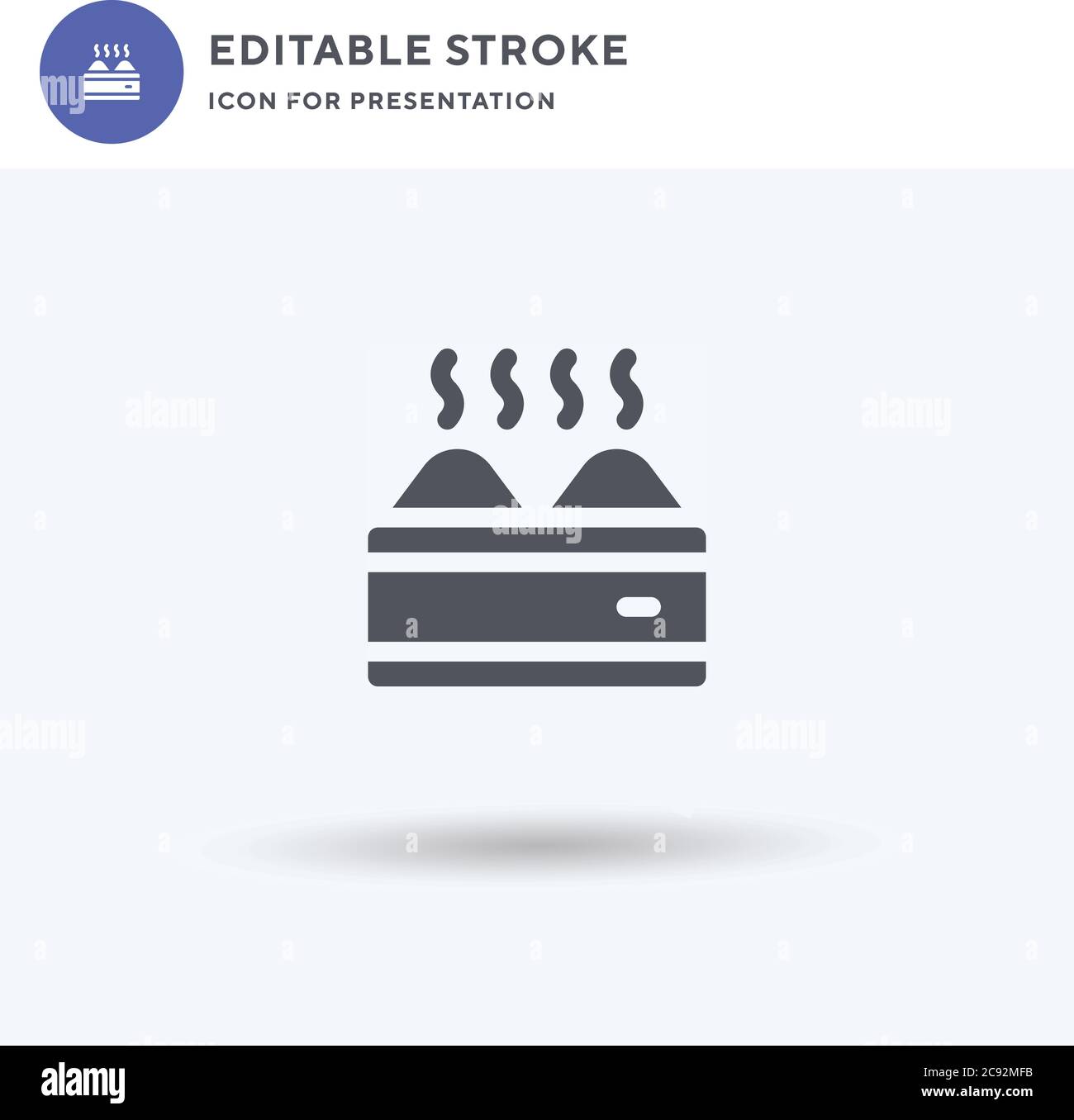 Jacuzzi icon vector, filled flat sign, solid pictogram isolated on ...