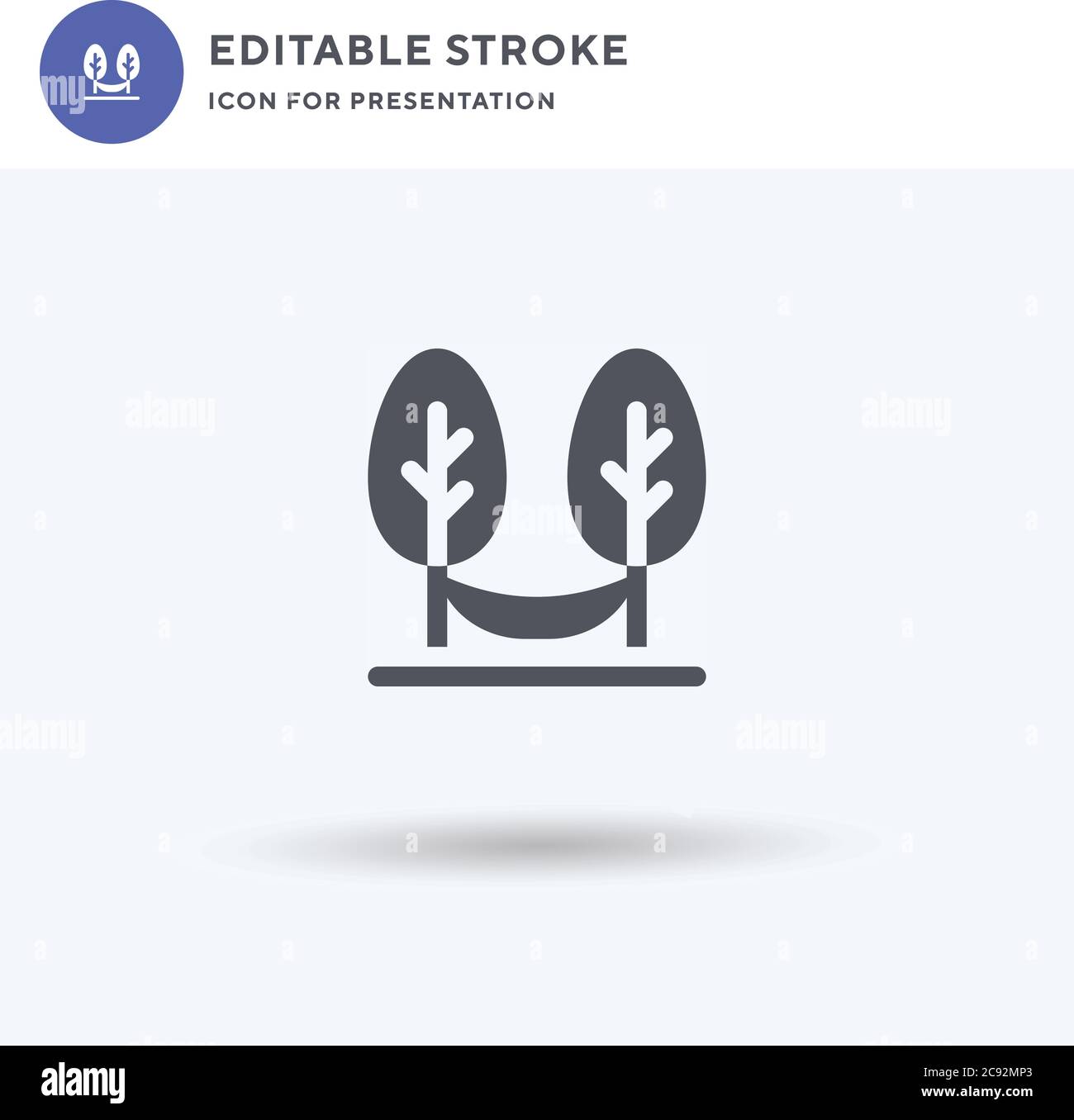 Hammock icon vector, filled flat sign, solid pictogram isolated on ...