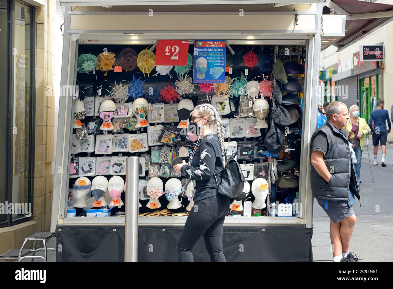 Street vendor of Face Masks, COVID 19 Stock Photo - Alamy