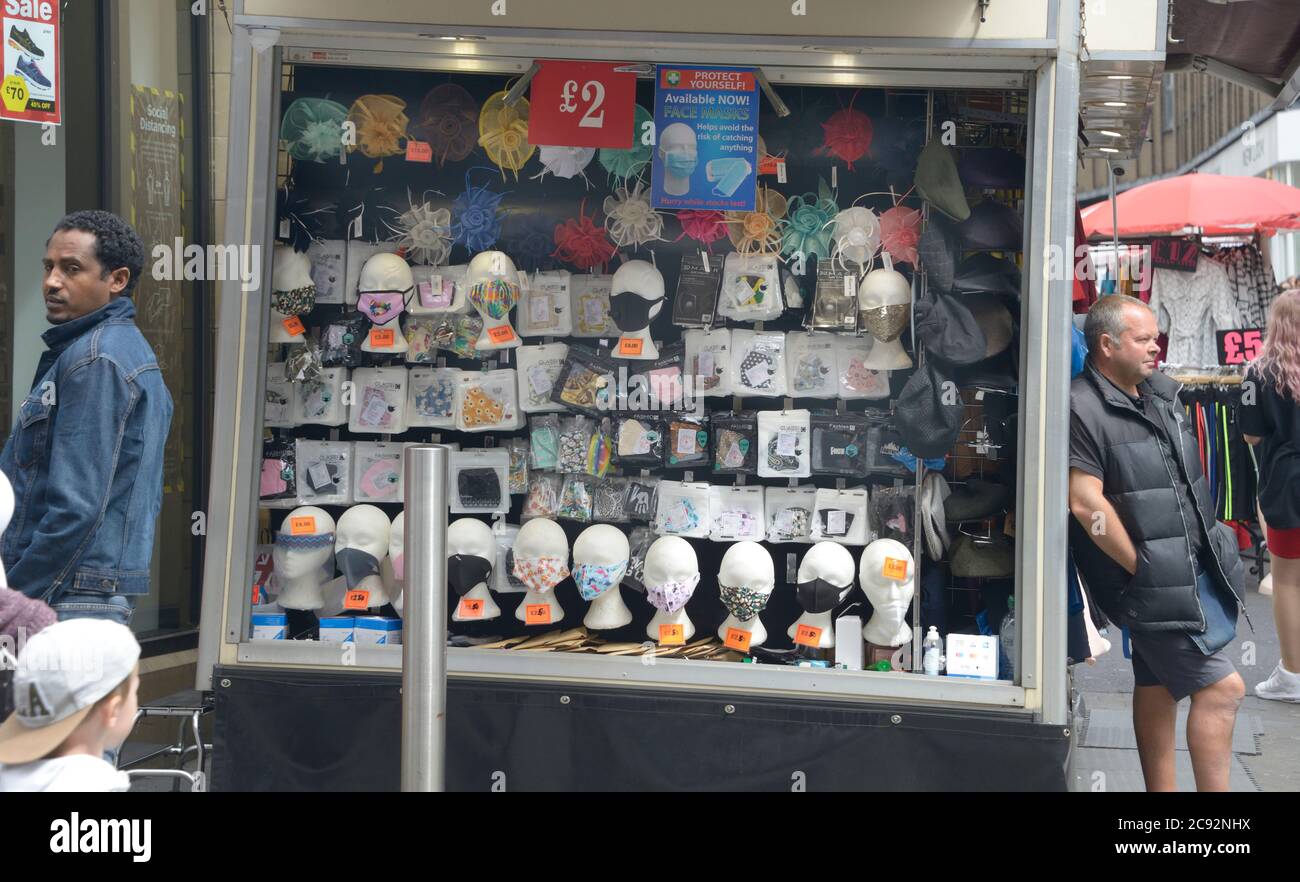 Street vendor of Face Masks, COVID 19 Stock Photo - Alamy