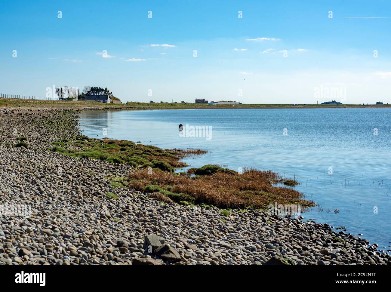View over the river Lune from Crook Farm, Glasson Dock, Lancaster ...