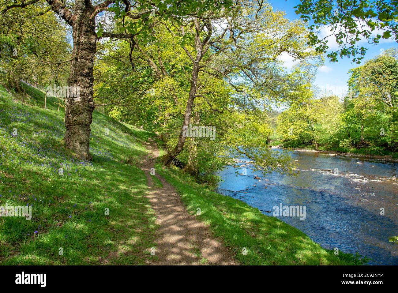 River Hodder, Clitheroe, Lancashire Stock Photo - Alamy