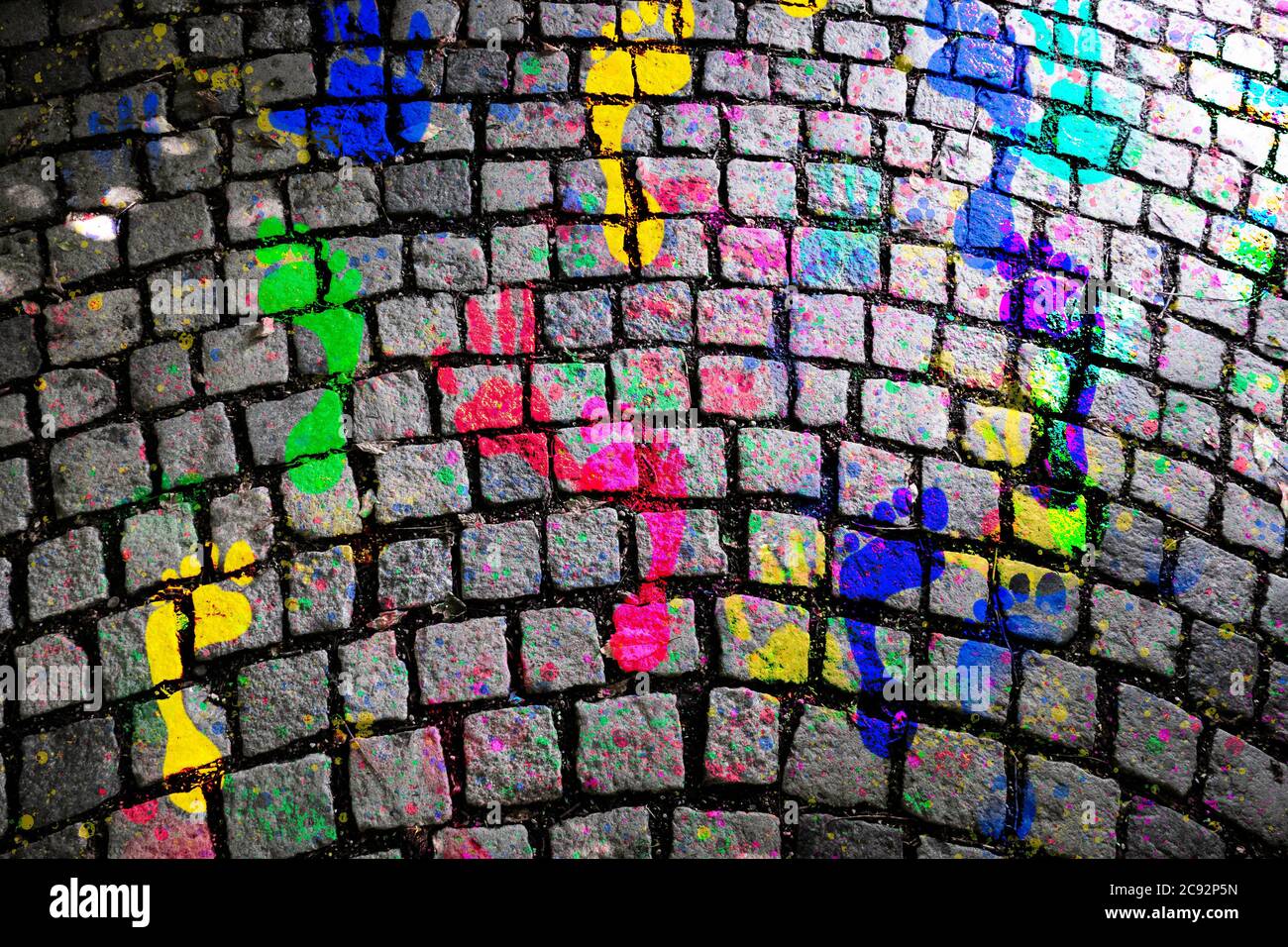 Child Footprint Paint High Resolution Stock Photography and Images - Alamy