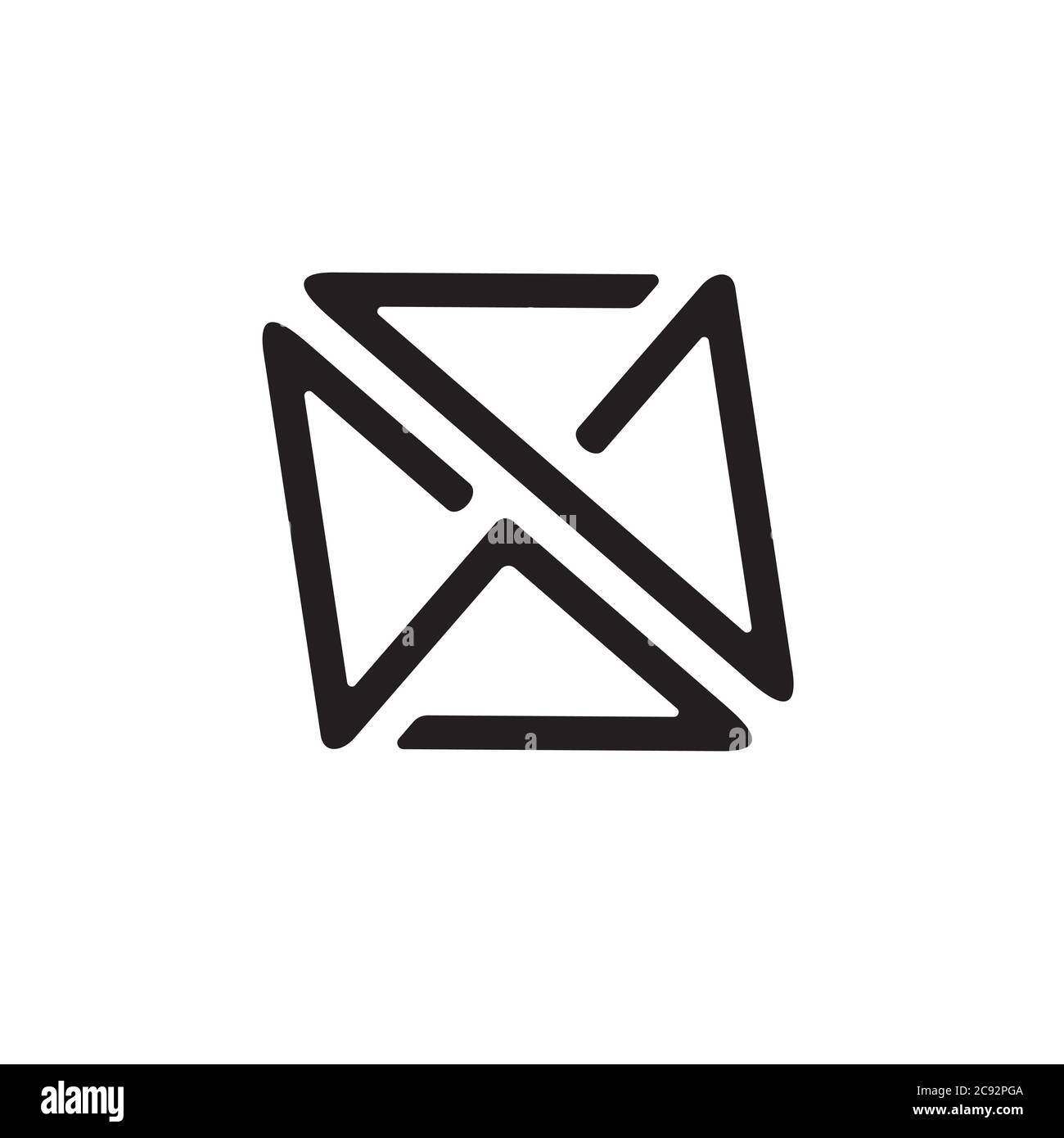 letter sg abstract square logo vector Stock Vector Image & Art - Alamy