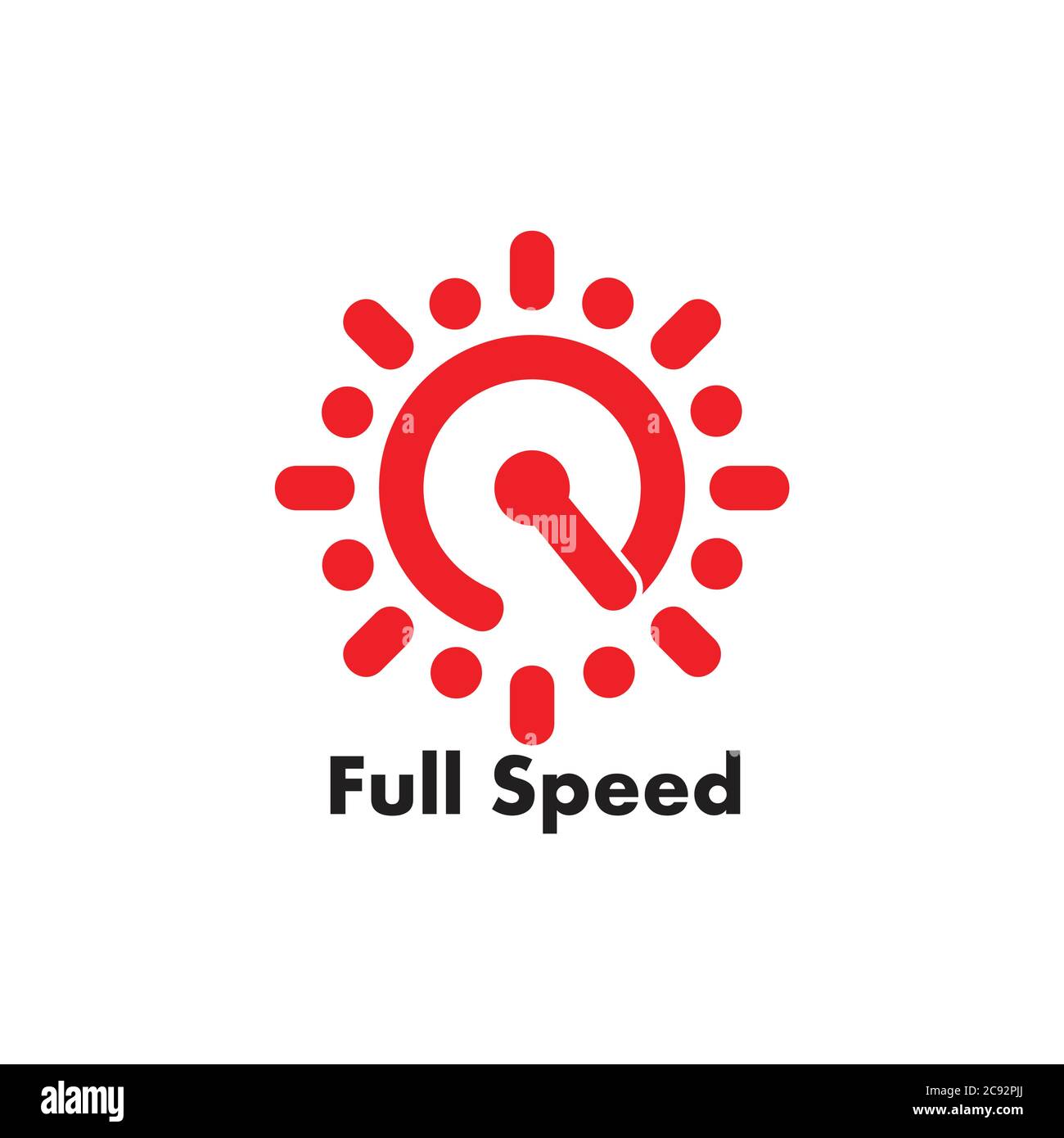 Tachometer logo vector hi-res stock photography and images - Alamy
