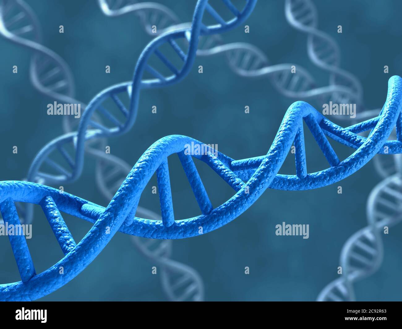 DNA 3D Render Stock Photo - Alamy