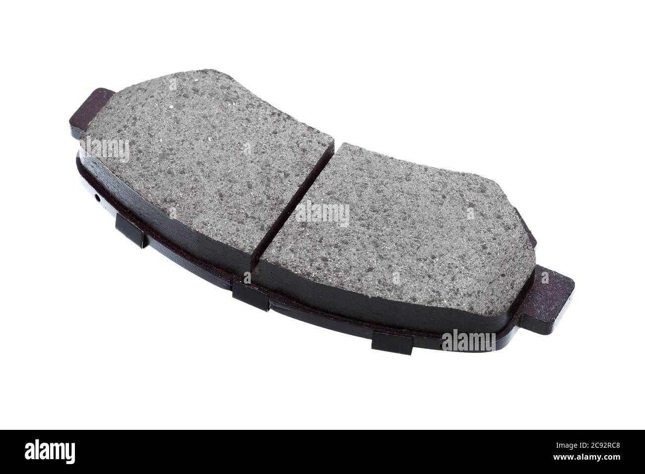 Brake pads, car spare parts isolated Stock Photo - Alamy