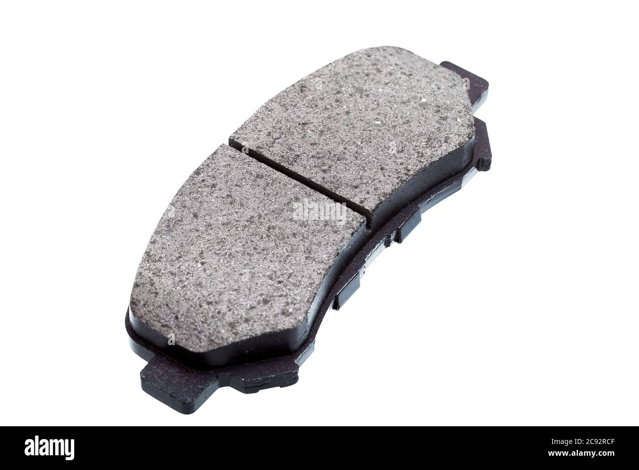 Brake pads, car spare parts isolated Stock Photo - Alamy
