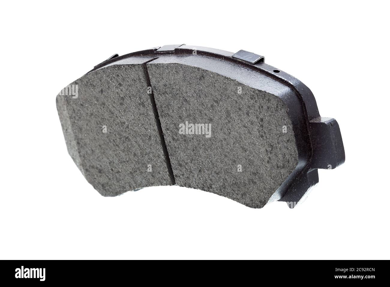 Brake pads, car spare parts isolated Stock Photo - Alamy